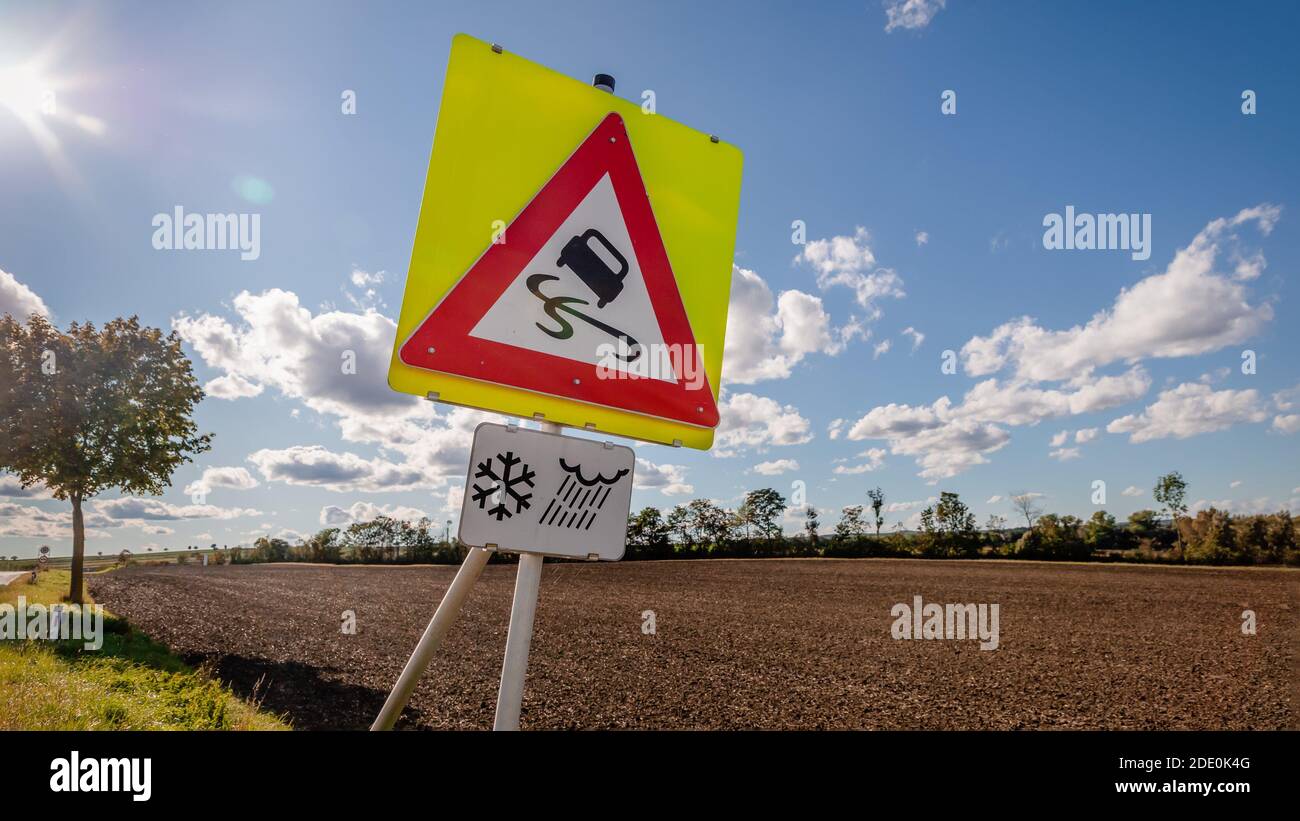 Austrian roadsign hi-res stock photography and images - Alamy