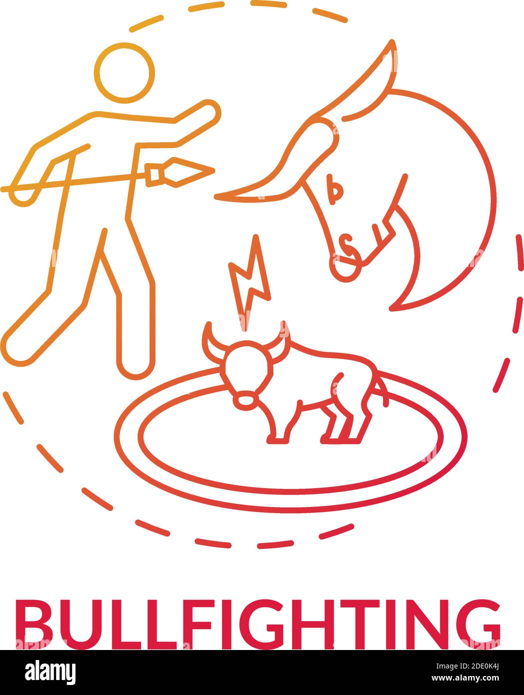 Bullfighting art Stock Vector Images - Alamy