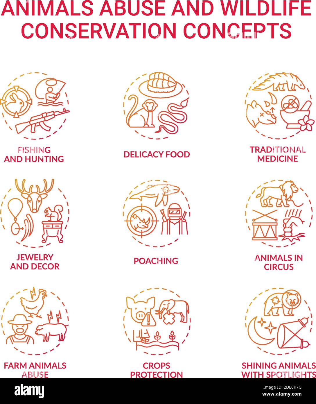 Poaching traditional medicine Stock Vector Images - Alamy