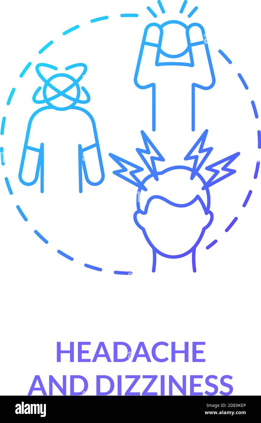 Exhausted dizziness Stock Vector Images - Alamy