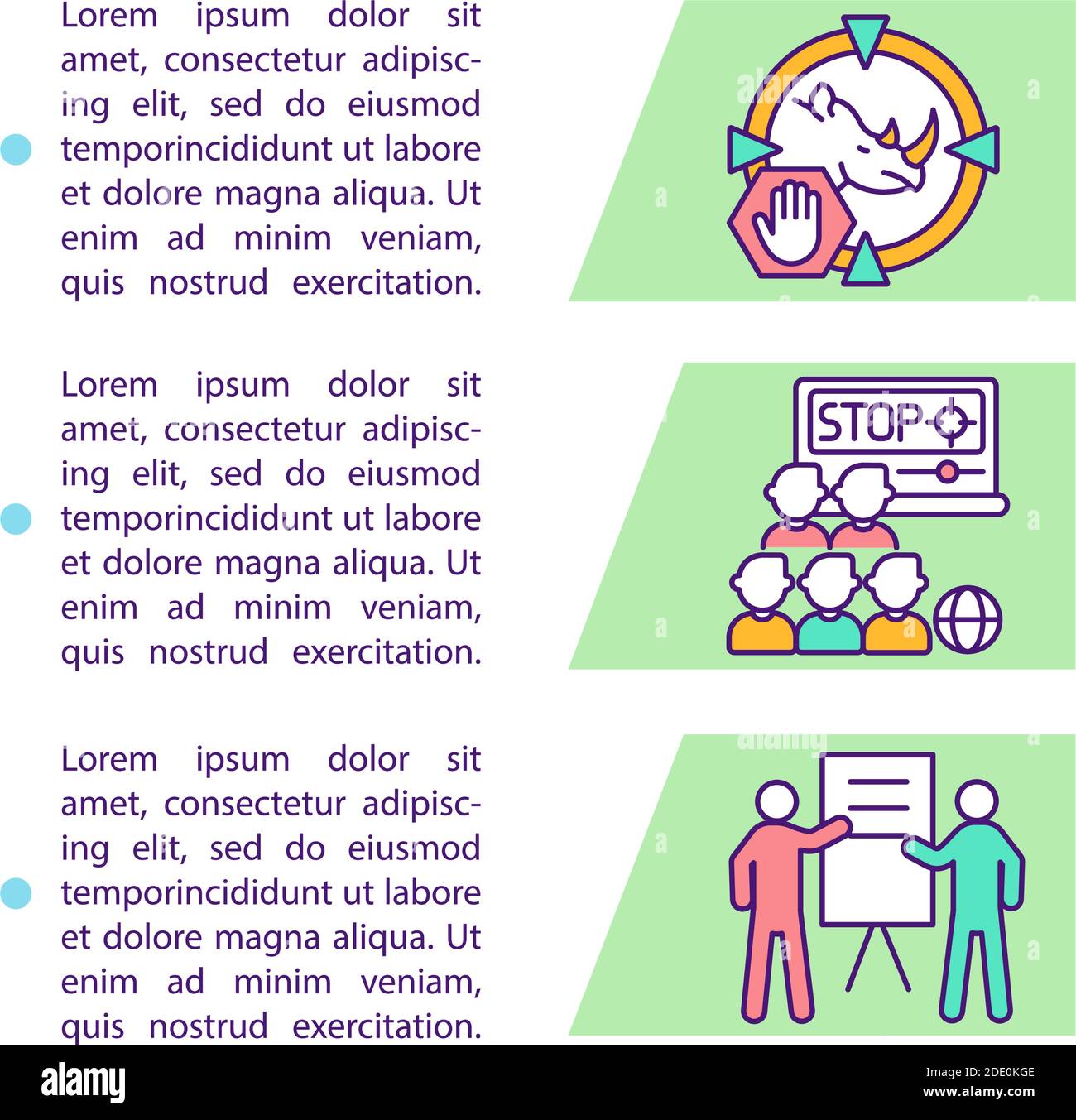 Educating local communities concept icon with text Stock Vector Image ...