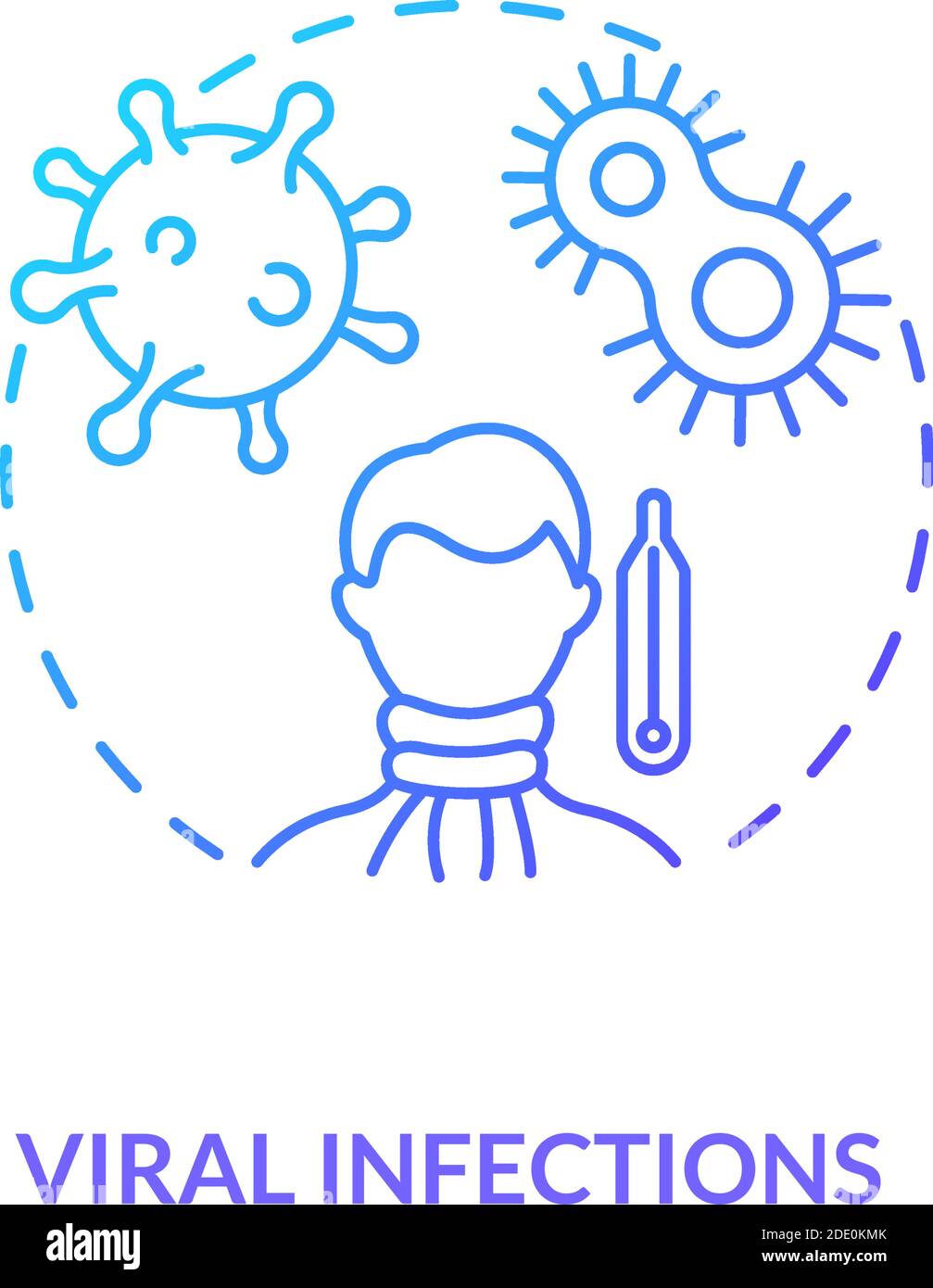 Viral infections concept icon Stock Vector Image & Art - Alamy