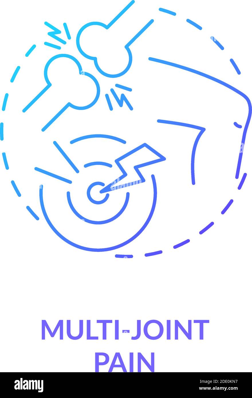 Multi-joint pain concept icon Stock Vector Image & Art - Alamy
