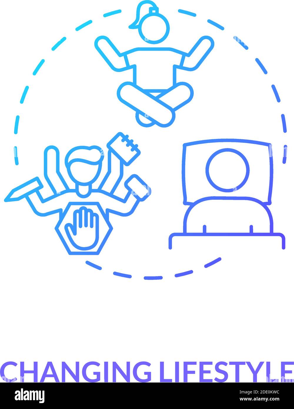 Changing behavior Stock Vector Images - Alamy