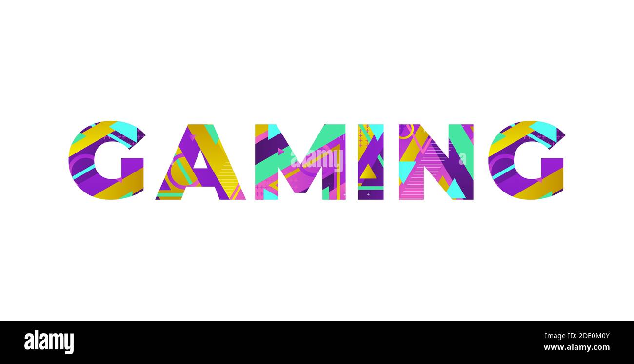 Gaming word art hi-res stock photography and images - Alamy