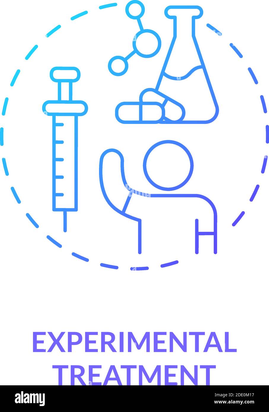 Experimental treatment concept icon Stock Vector Image & Art - Alamy