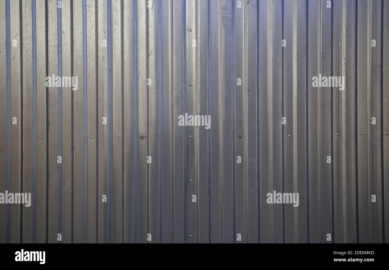 Metal texture detail in industrial wall, construction and architecture ...
