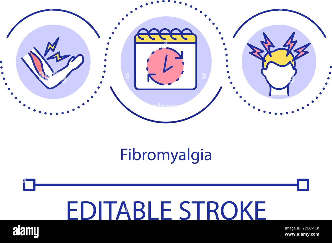 Fibromyalgia concept icon Stock Vector Image & Art - Alamy