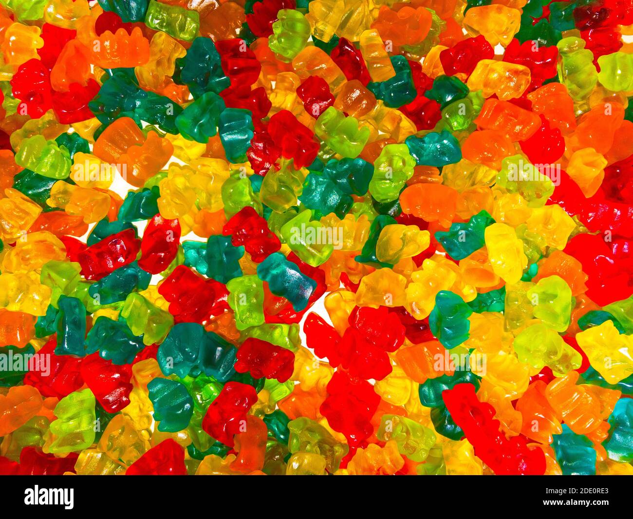 background texture colored different sweet candy close-up Stock Photo ...