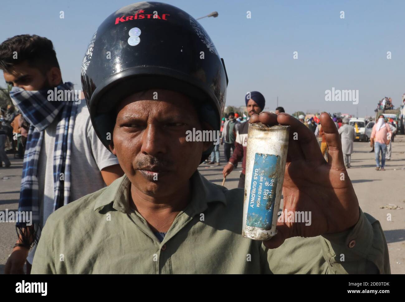 Tear gas shell hi-res stock photography and images - Alamy
