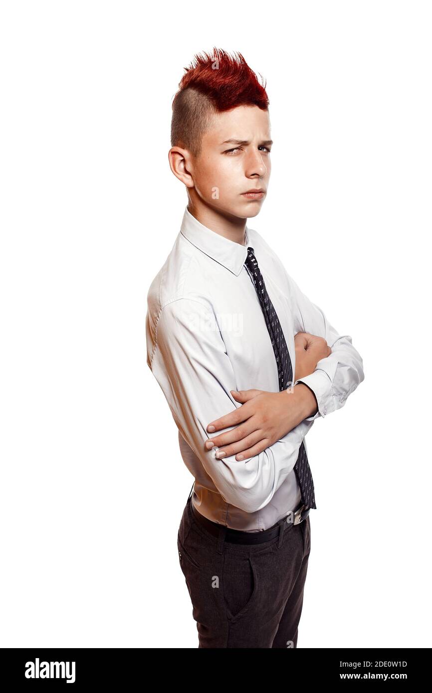Teenager with mohawk hi-res stock photography and images - Alamy