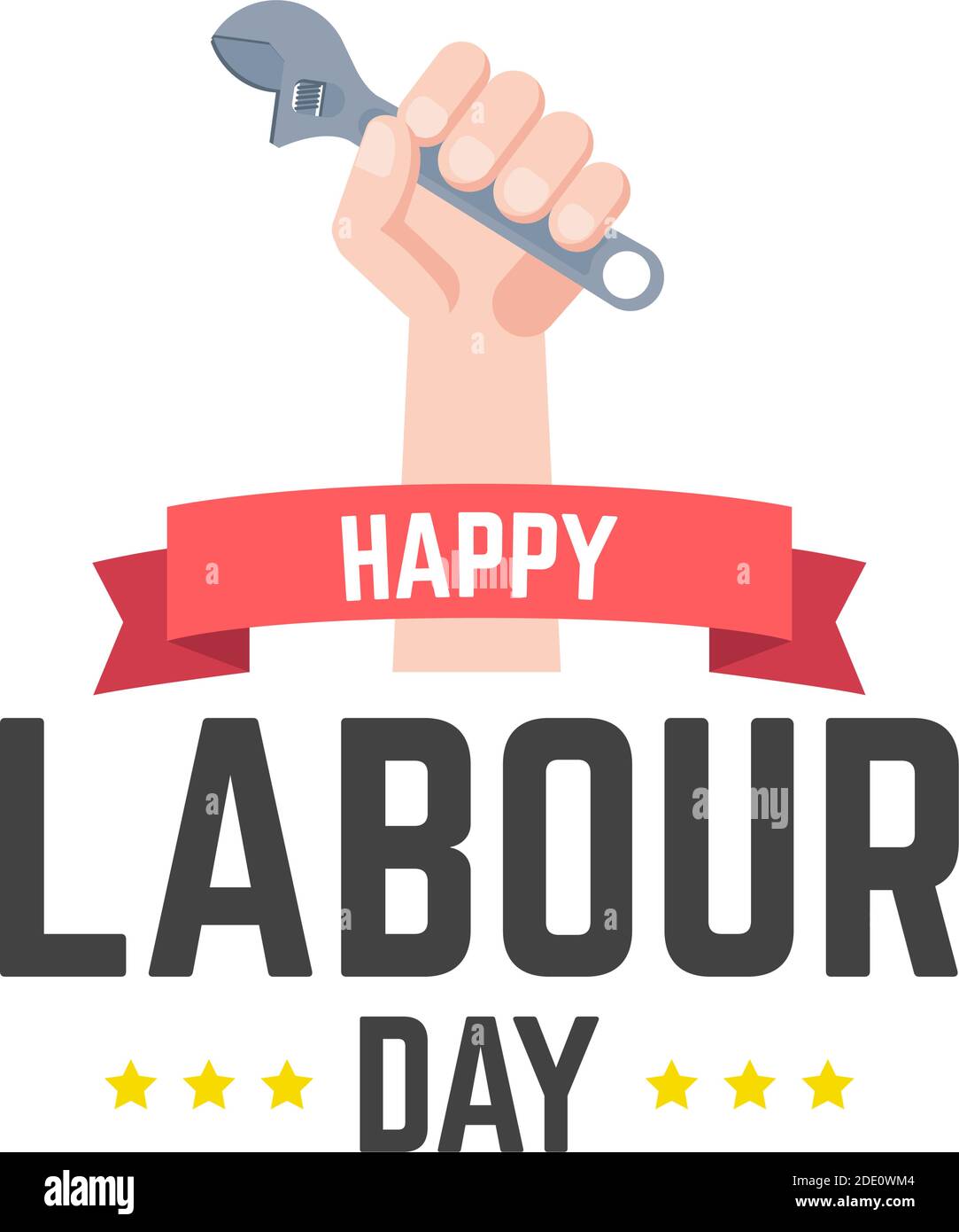 Labour day white picture mechanic worker - Vector Stock Vector Image ...
