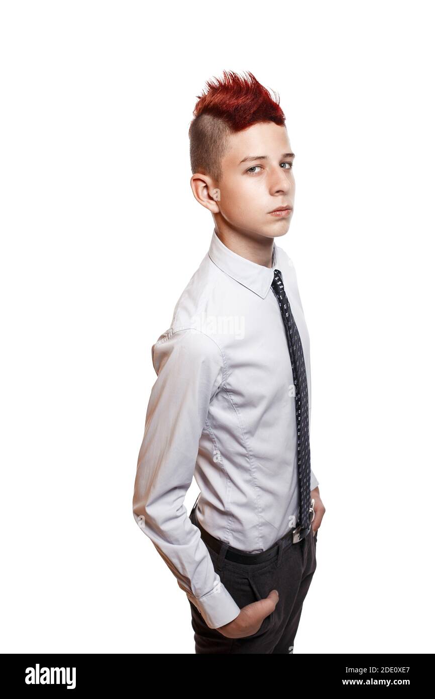 Teenager with mohawk hi-res stock photography and images - Alamy