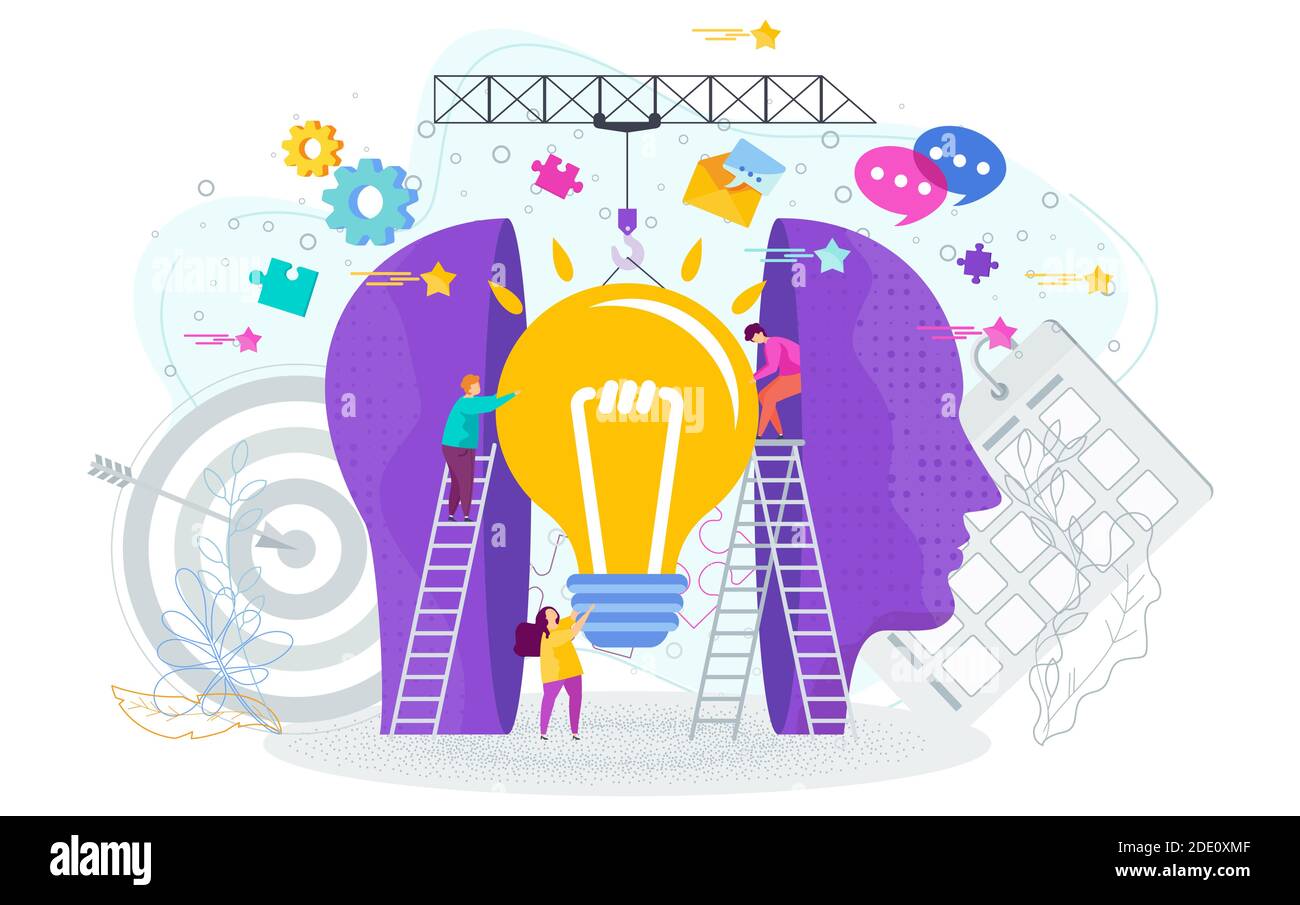 Analytical person Stock Vector Images - Alamy