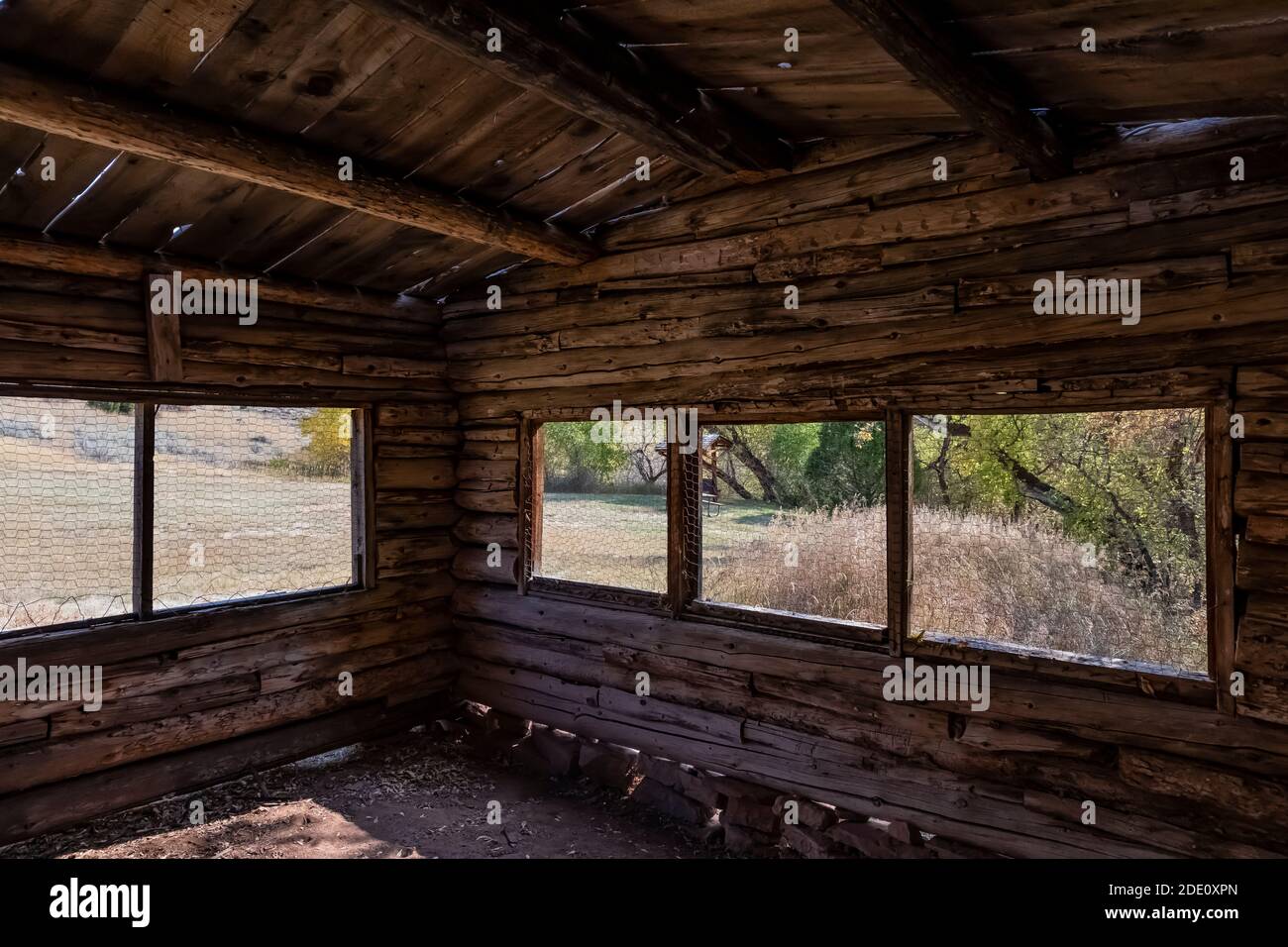 Barn at Caroline Lockhart Historic Ranch Site in Bighorn Canyon ...