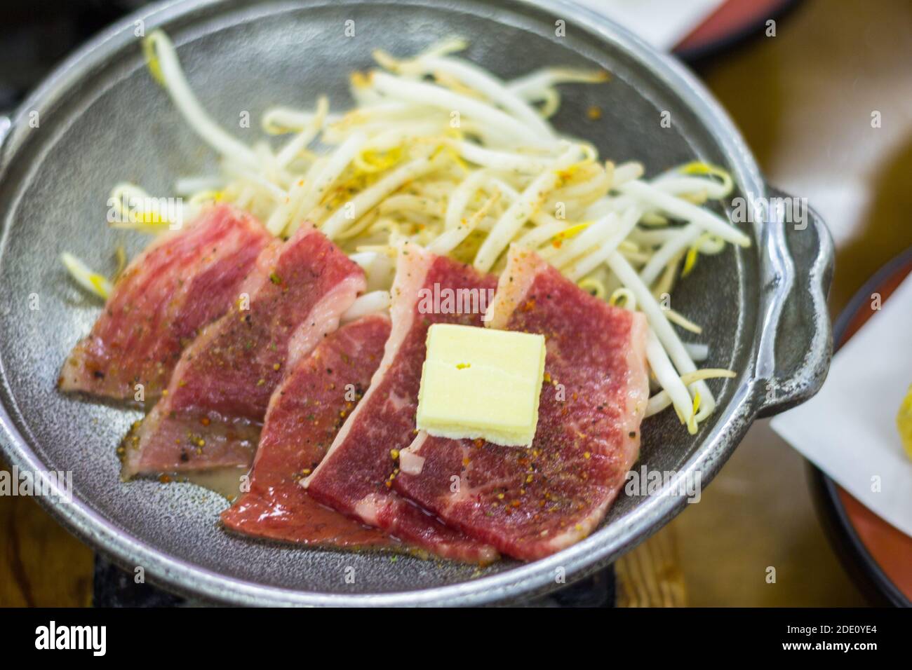 Hida beef kaiseki set at a local restaurant in Takayama, Japan Stock ...