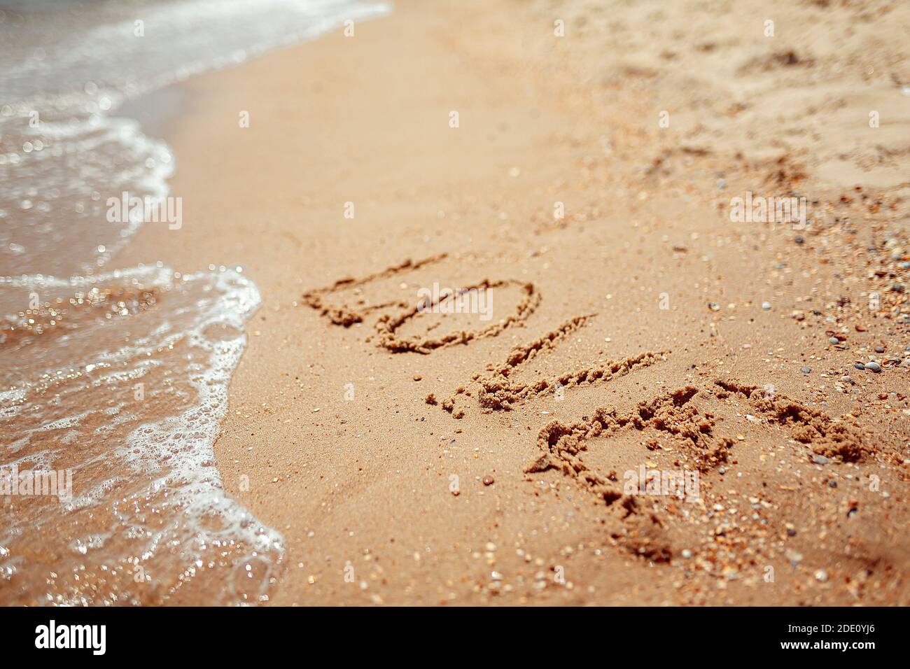 The Word You In Sand