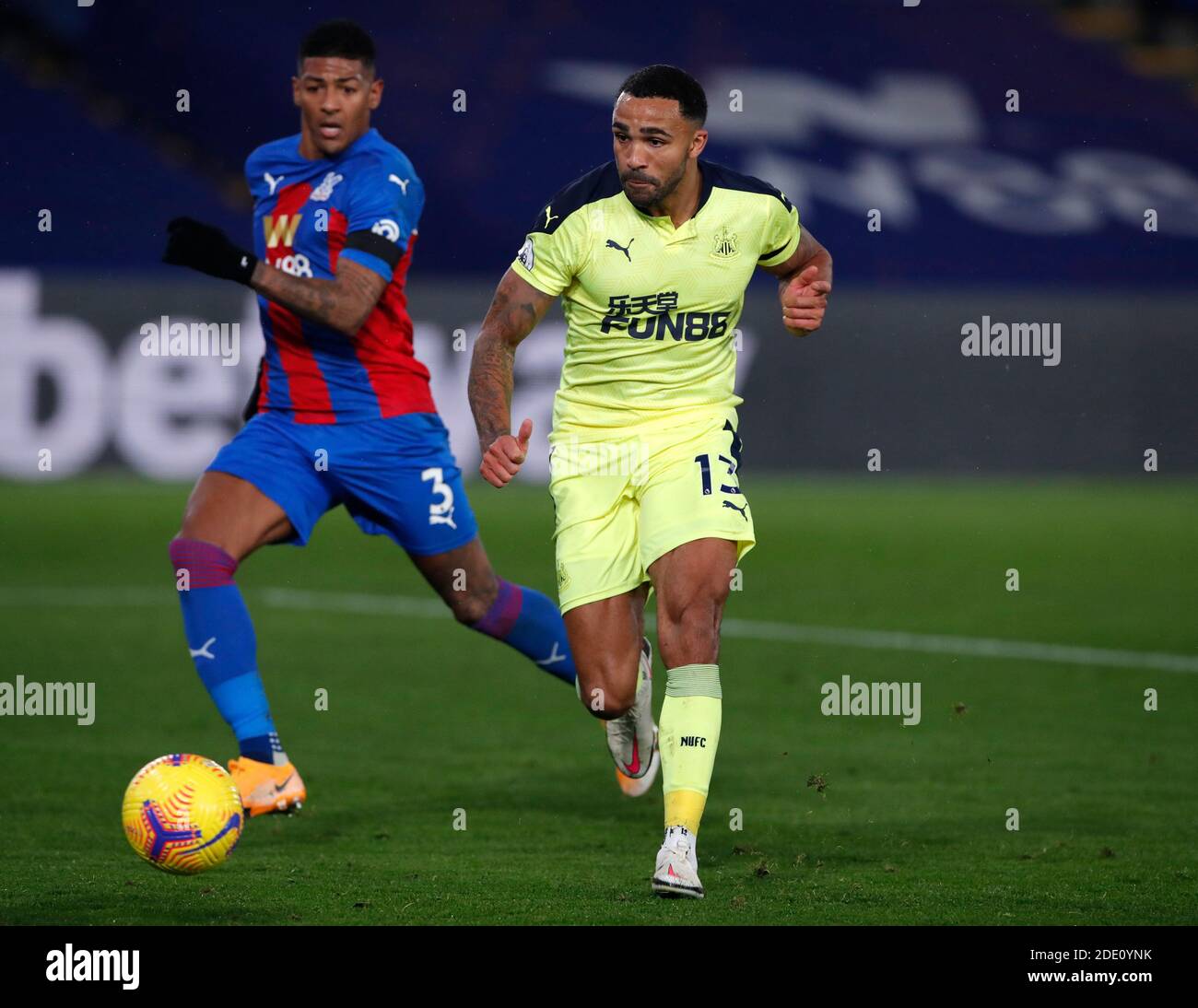 Newcastle United's Callum Wilson scores his side's first goal of the ...