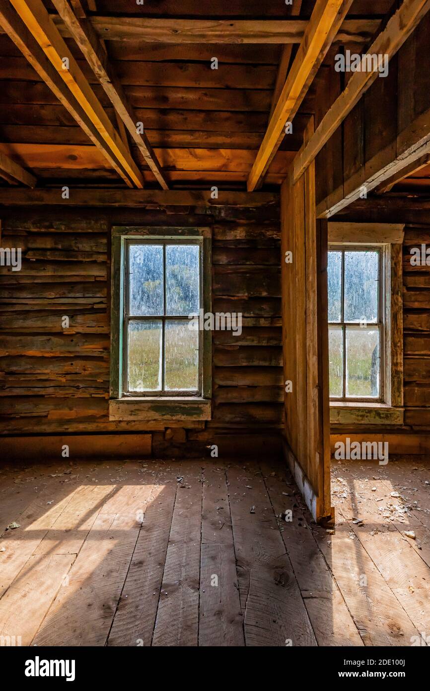 Ranch house interior at Caroline Lockhart Historic Ranch Site in ...
