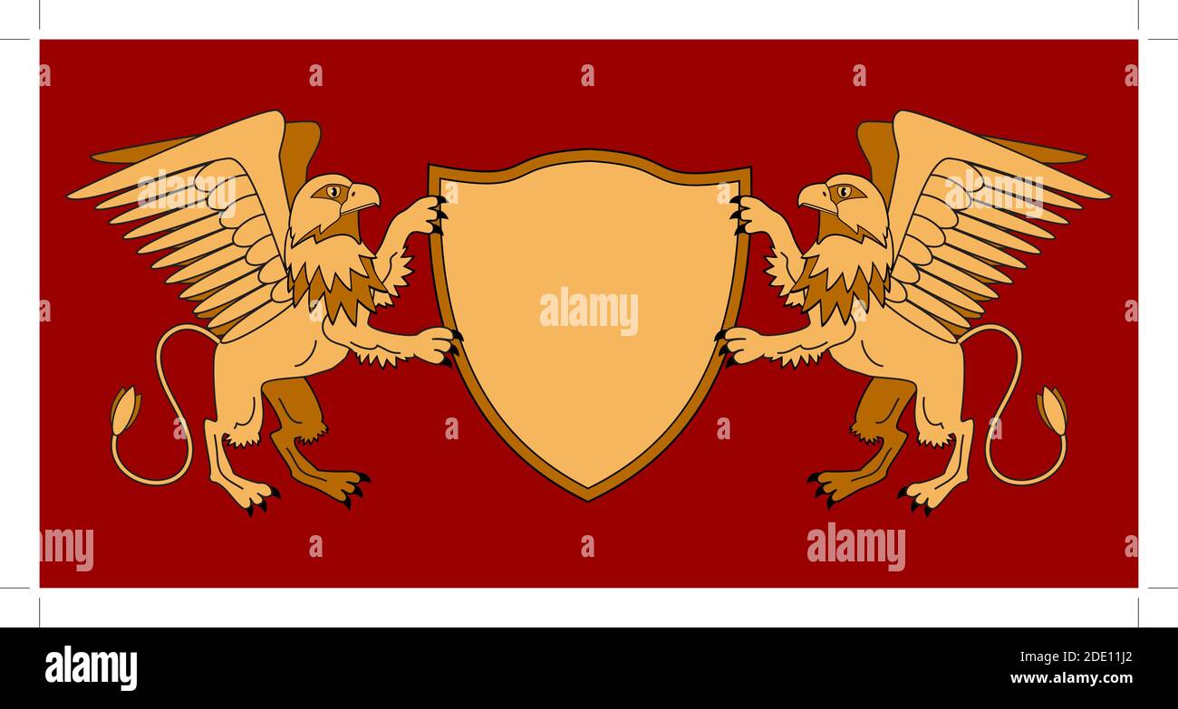 Heraldry animals hi-res stock photography and images - Alamy