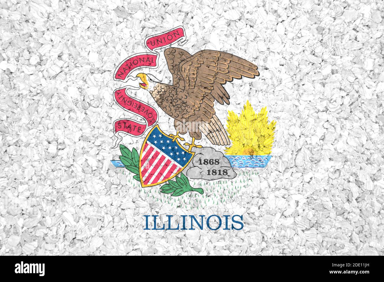 Illinois state flag hi-res stock photography and images - Alamy