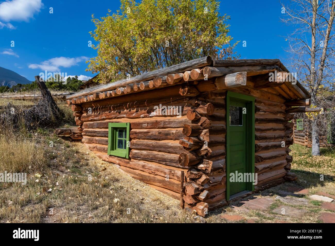 Guest house at Caroline Lockhart Historic Ranch Site in Bighorn Canyon ...