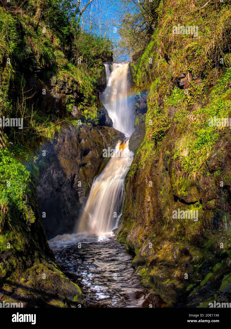 Ess-na-laragh waterfall Glenariff, Moyle, County Antrim, Northern ...