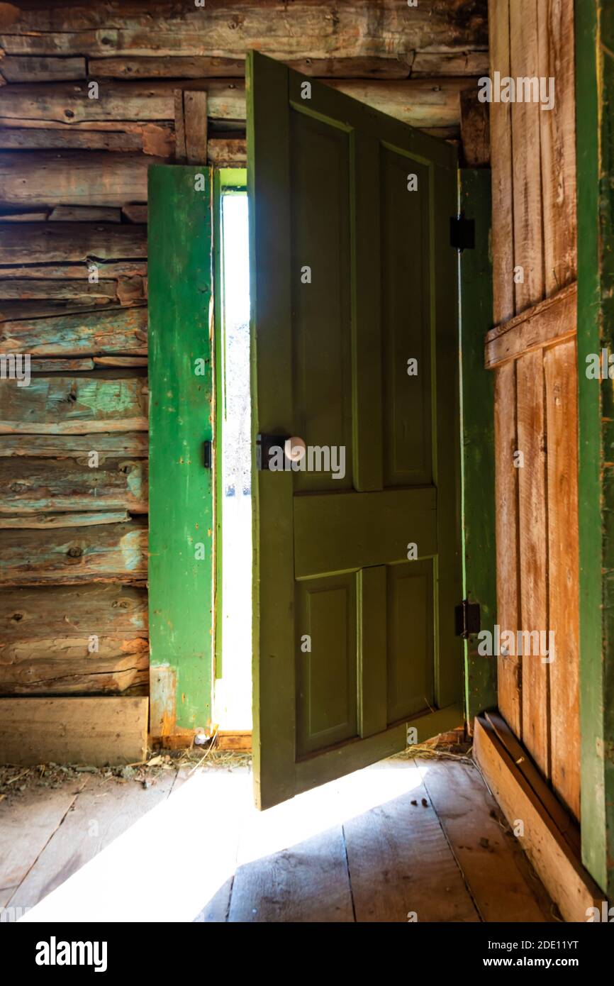 Ranch house interior at Caroline Lockhart Historic Ranch Site in ...