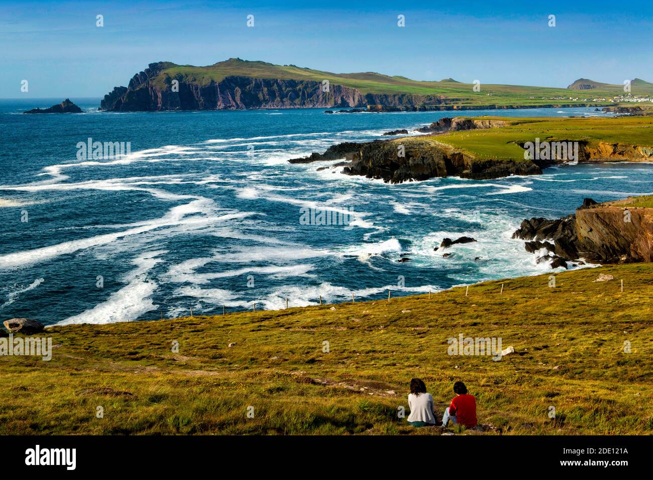 Sybil Head over Cloghter Bay, Dingle, Co. Kerry, Ireland Stock Photo ...