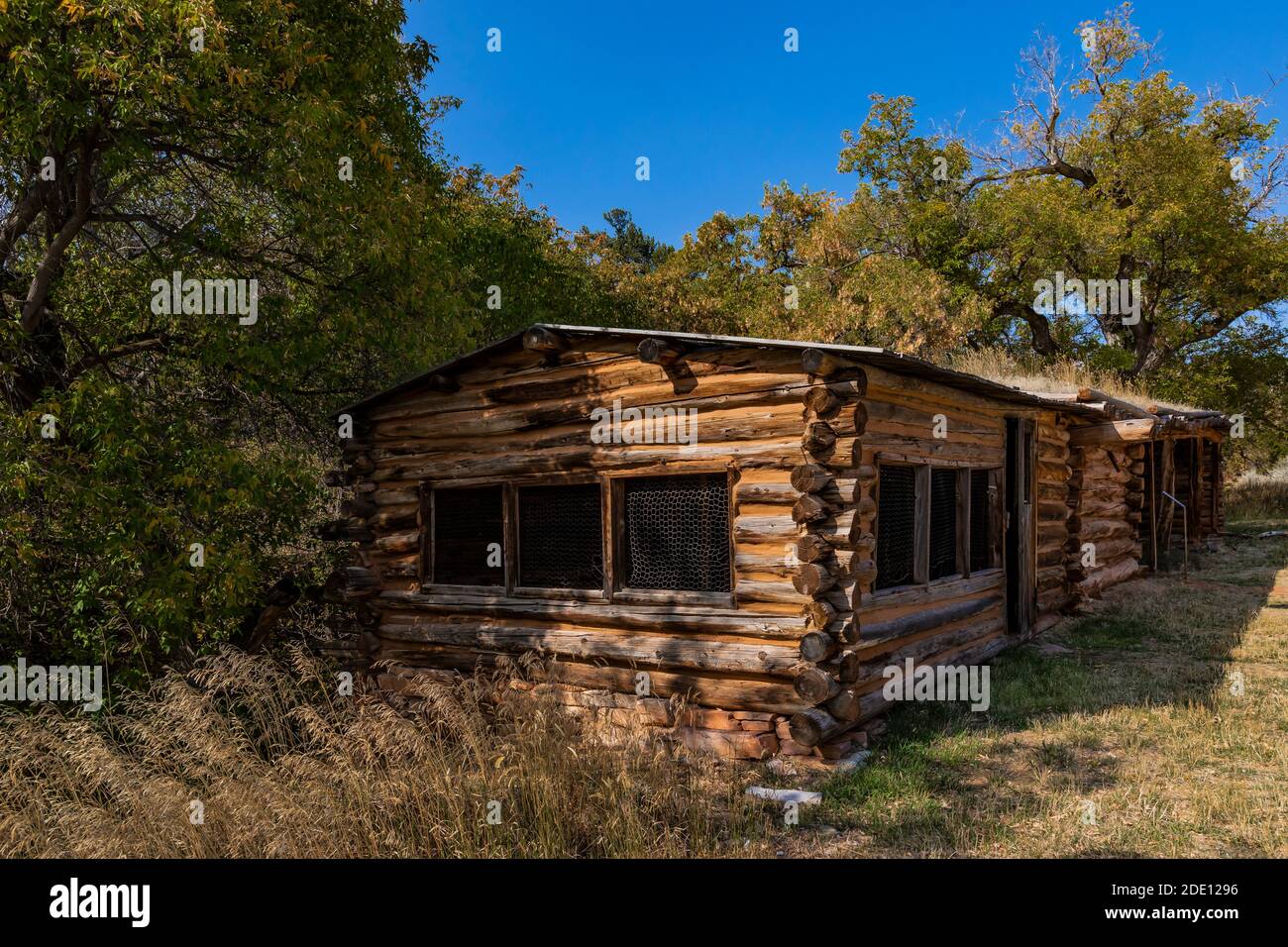 Old chicken coop and livestock building and one-time home at Caroline ...