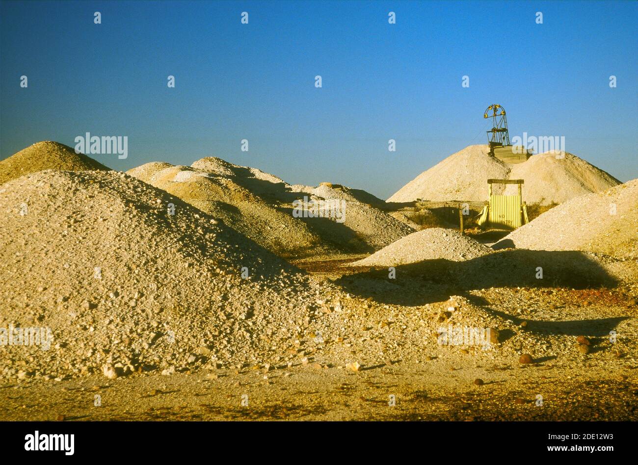 Opal diggings at White Cliffs, northwestern NSW. This is Australia's ...