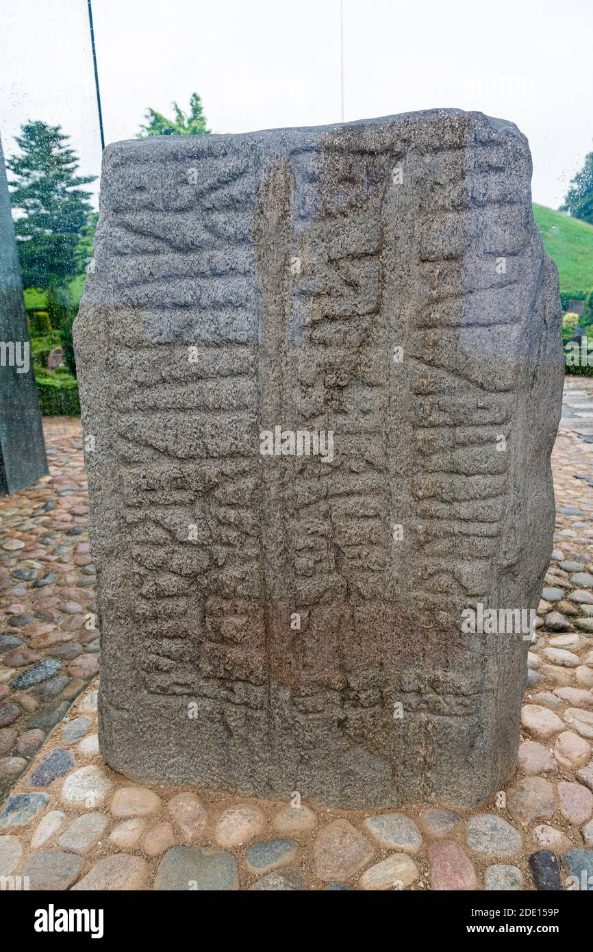 Carved Runestones, UNESCO World Heritage Site, Jelling Stones, Jelling ...