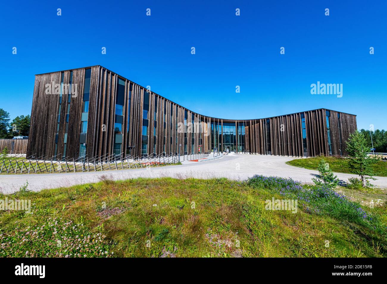 Siida Museum for Sami culture, Inari, Lapland, Finland, Europe Stock ...