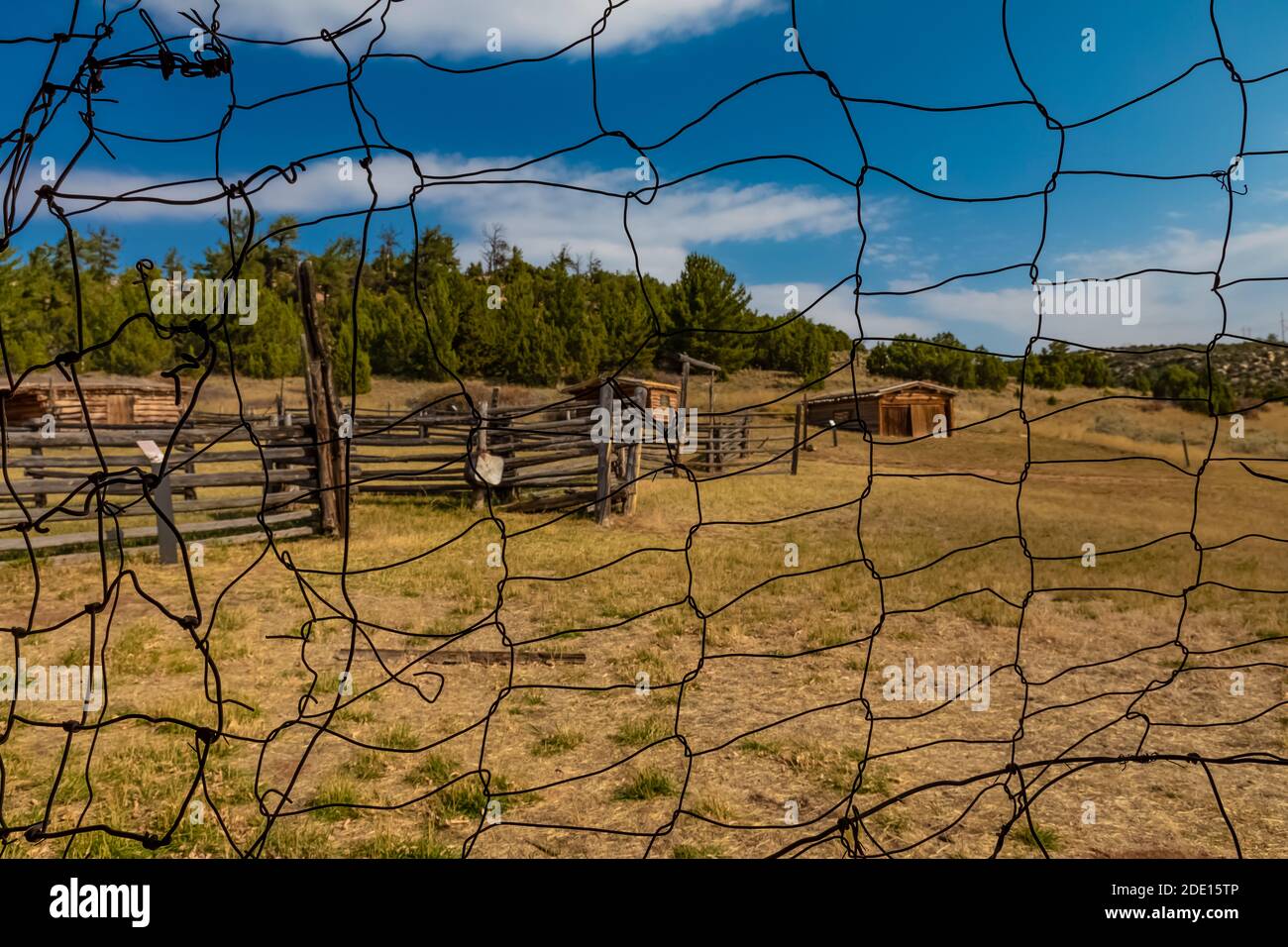 Chicken Coop and barn at Caroline Lockhart Historic Ranch Site in ...