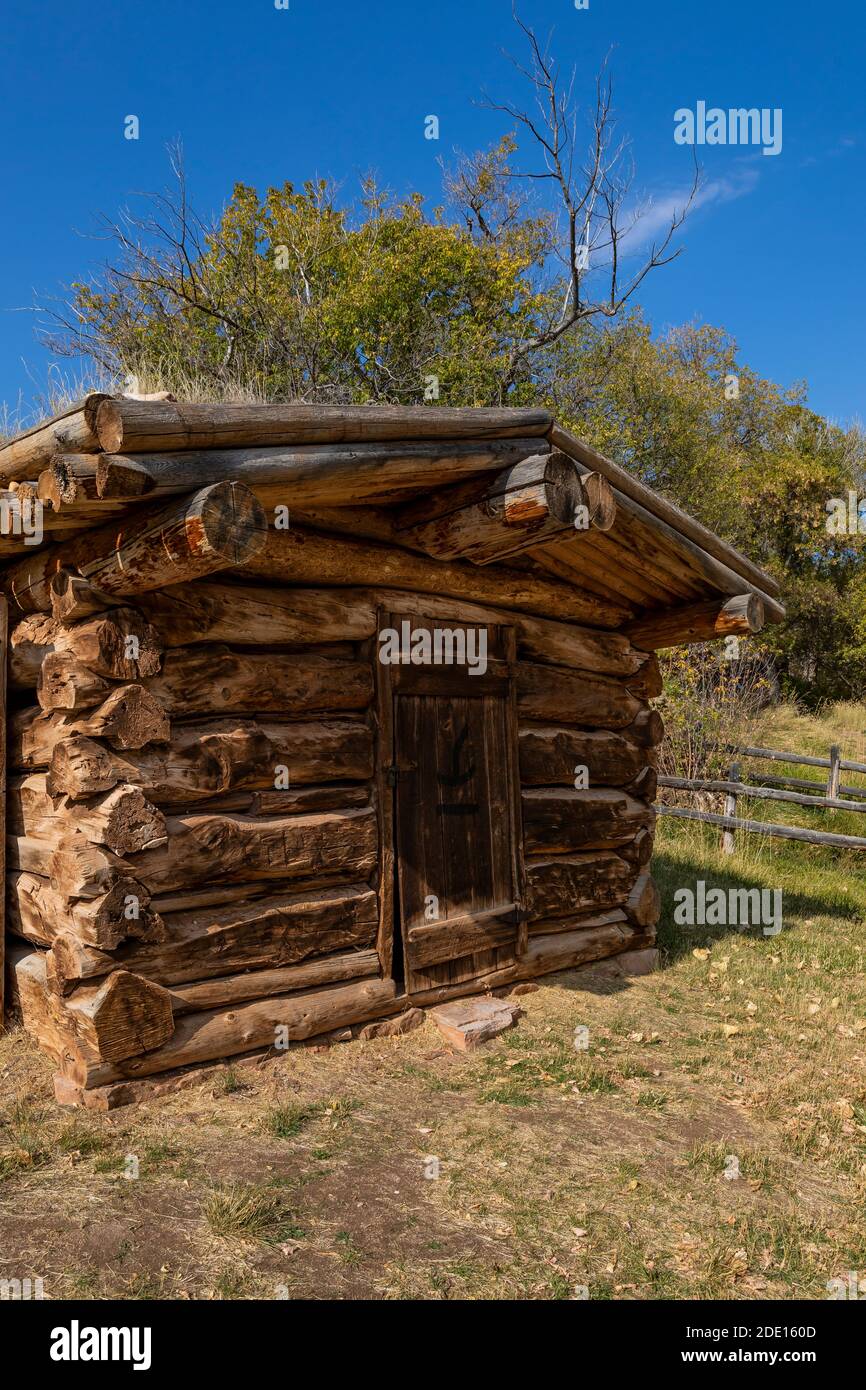 Bunkhouse and Crow'sNest structure at Caroline Lockhart Historic Ranch ...