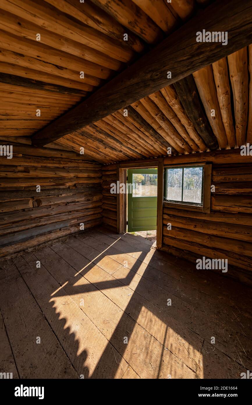 Homestead Cabin, once a schoolhouse, at Caroline Lockhart Historic ...