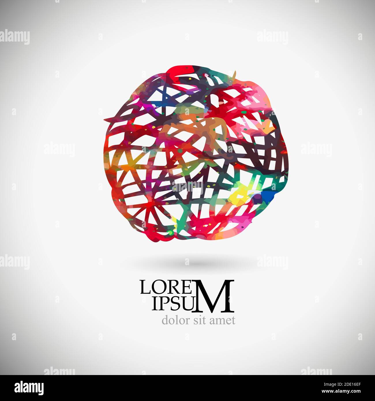 A ball of lines. Vector Stock Vector Image & Art - Alamy