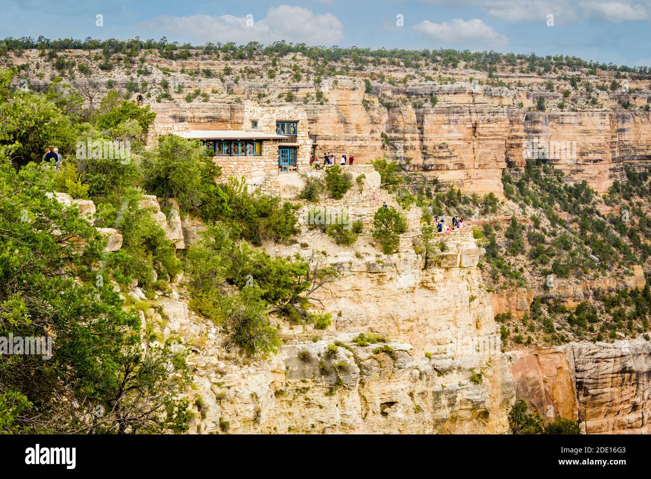 Grand Canyon, Arizona, Lookout Studio Stock Photo - Alamy