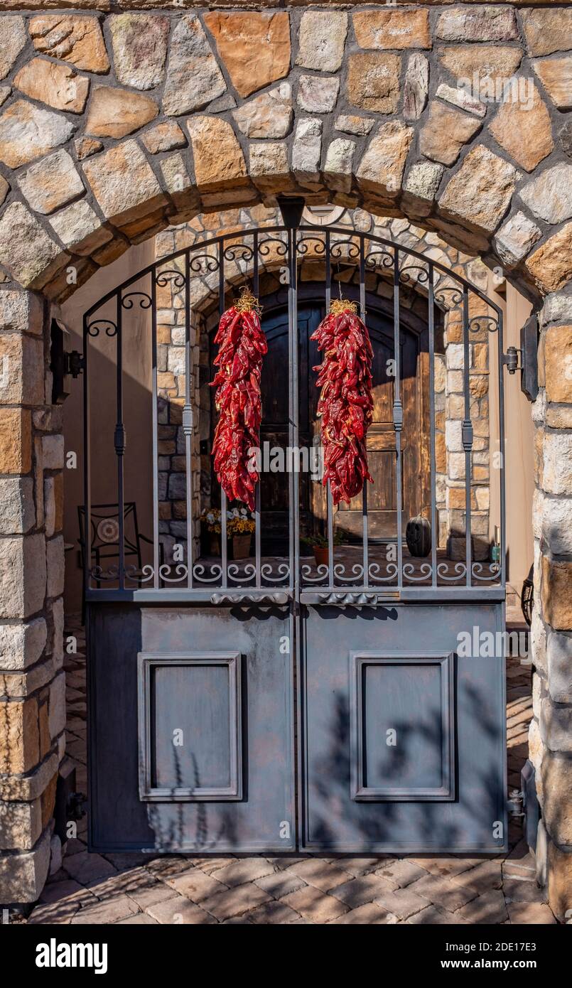 Mexican wrought iron gate hi-res stock photography and images - Alamy