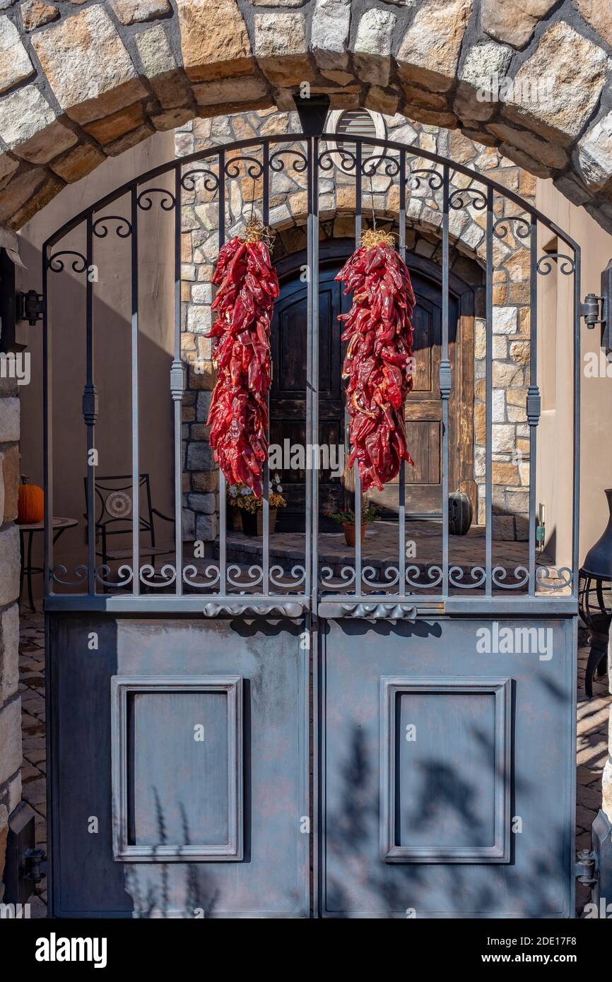 Mexican wrought iron gate hi-res stock photography and images - Alamy