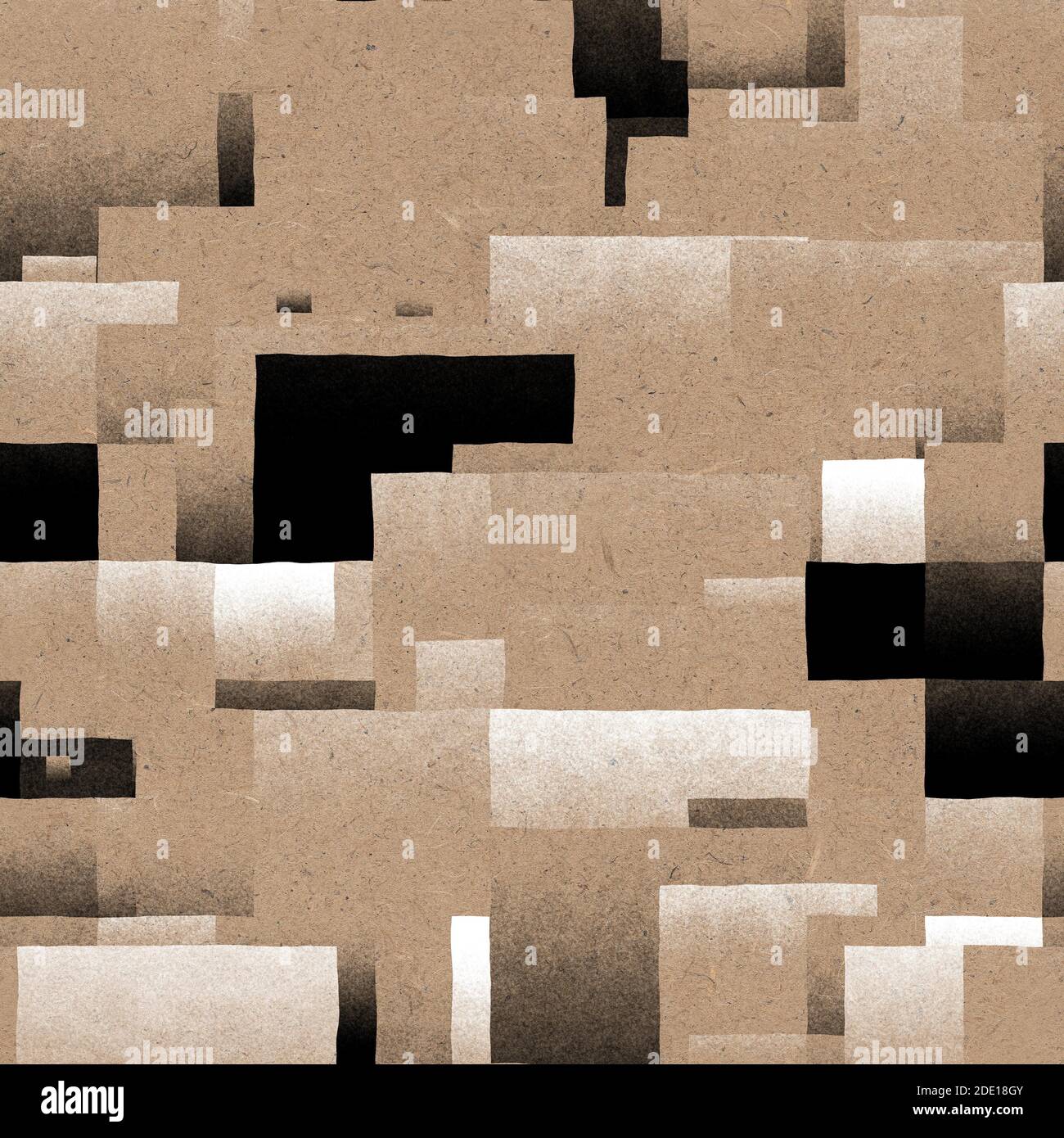 Seamless geometric pattern on cardboard for print Stock Photo - Alamy