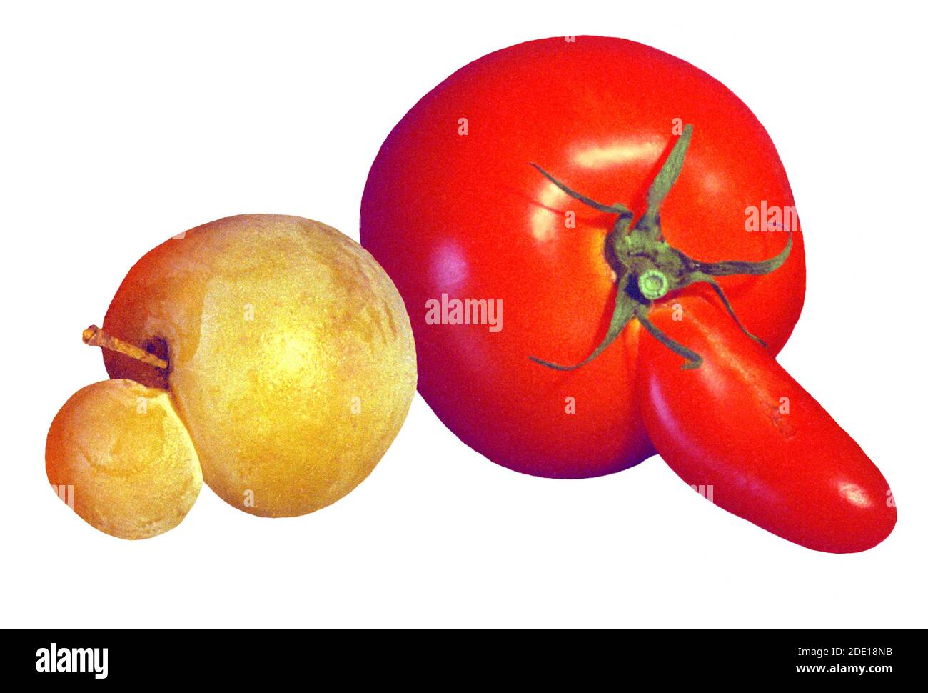 Deformation of fruit Stock Photo - Alamy