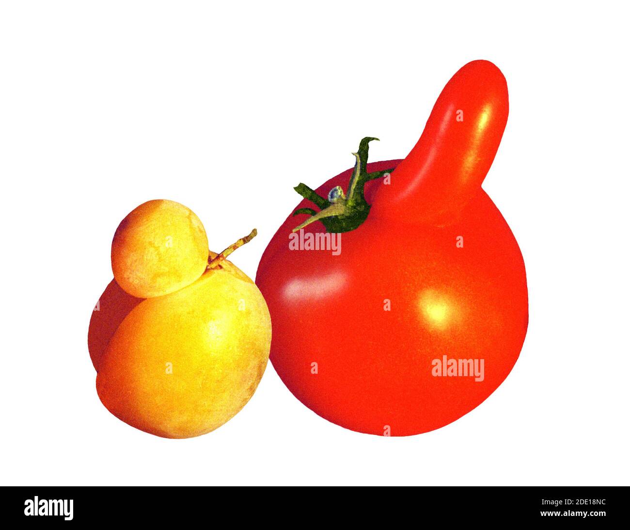 Deformation of fruit Stock Photo - Alamy