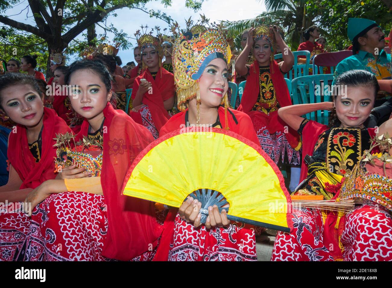 Gandrung dance festival Stock Photo - Alamy
