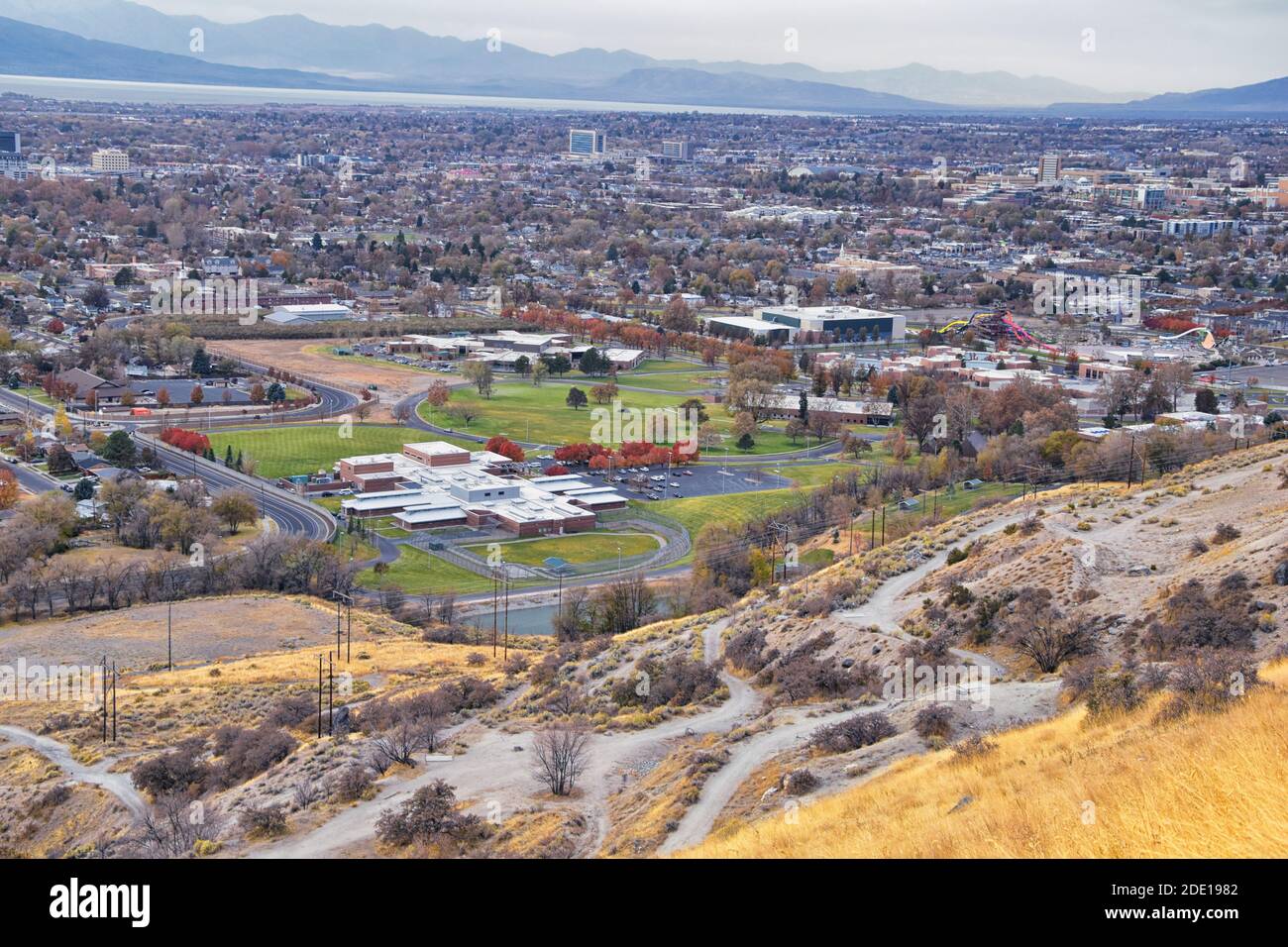 Utah State Hospital, Provo Landscape views from the Bonneville ...
