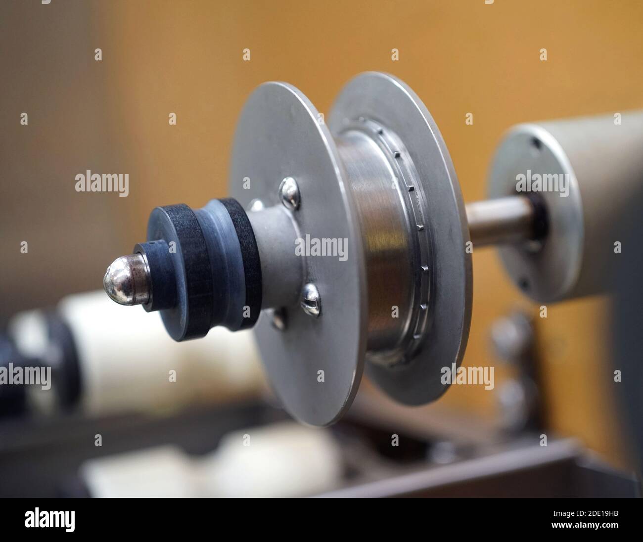 A drive film shaft of the film cleaning machine Stock Photo - Alamy