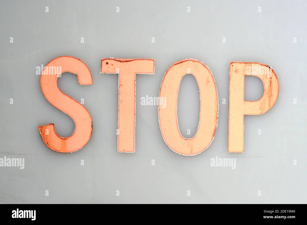 Label stop hi-res stock photography and images - Alamy