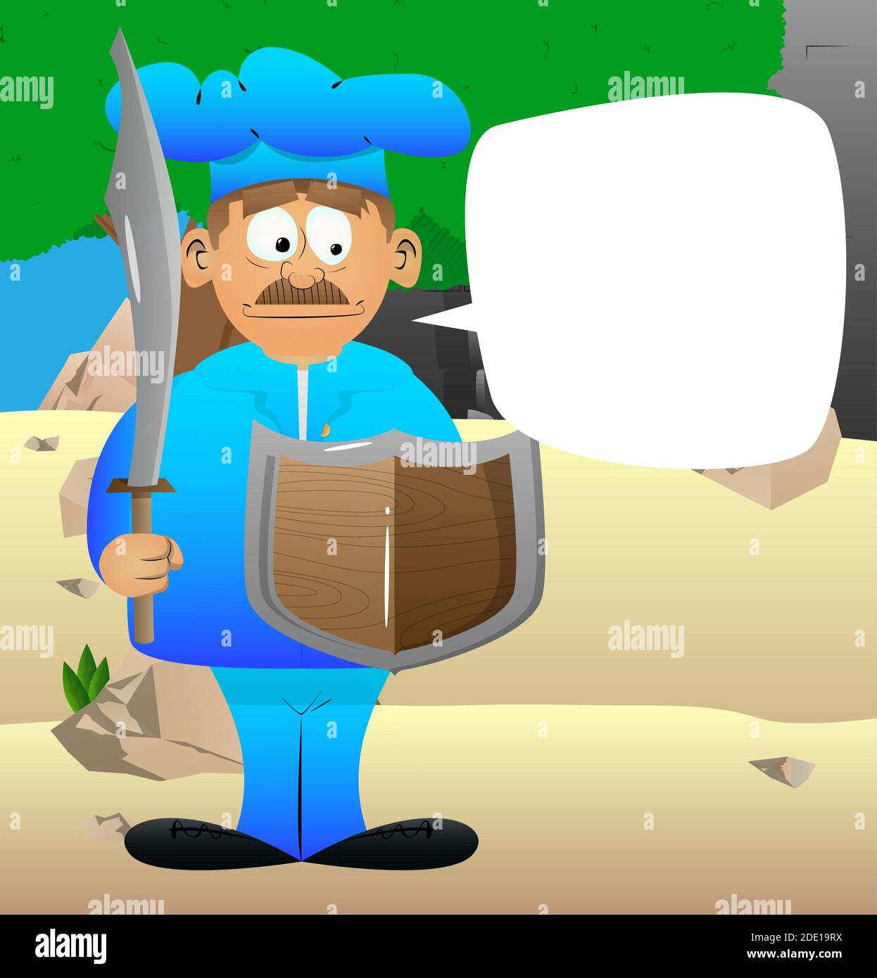 The fat knight Stock Vector Images - Alamy