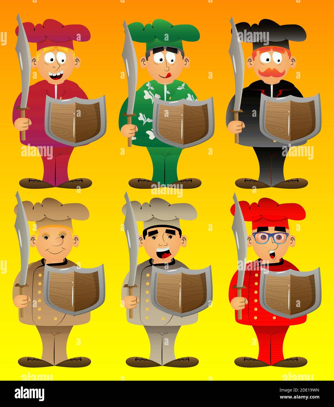 The fat knight Stock Vector Images - Alamy