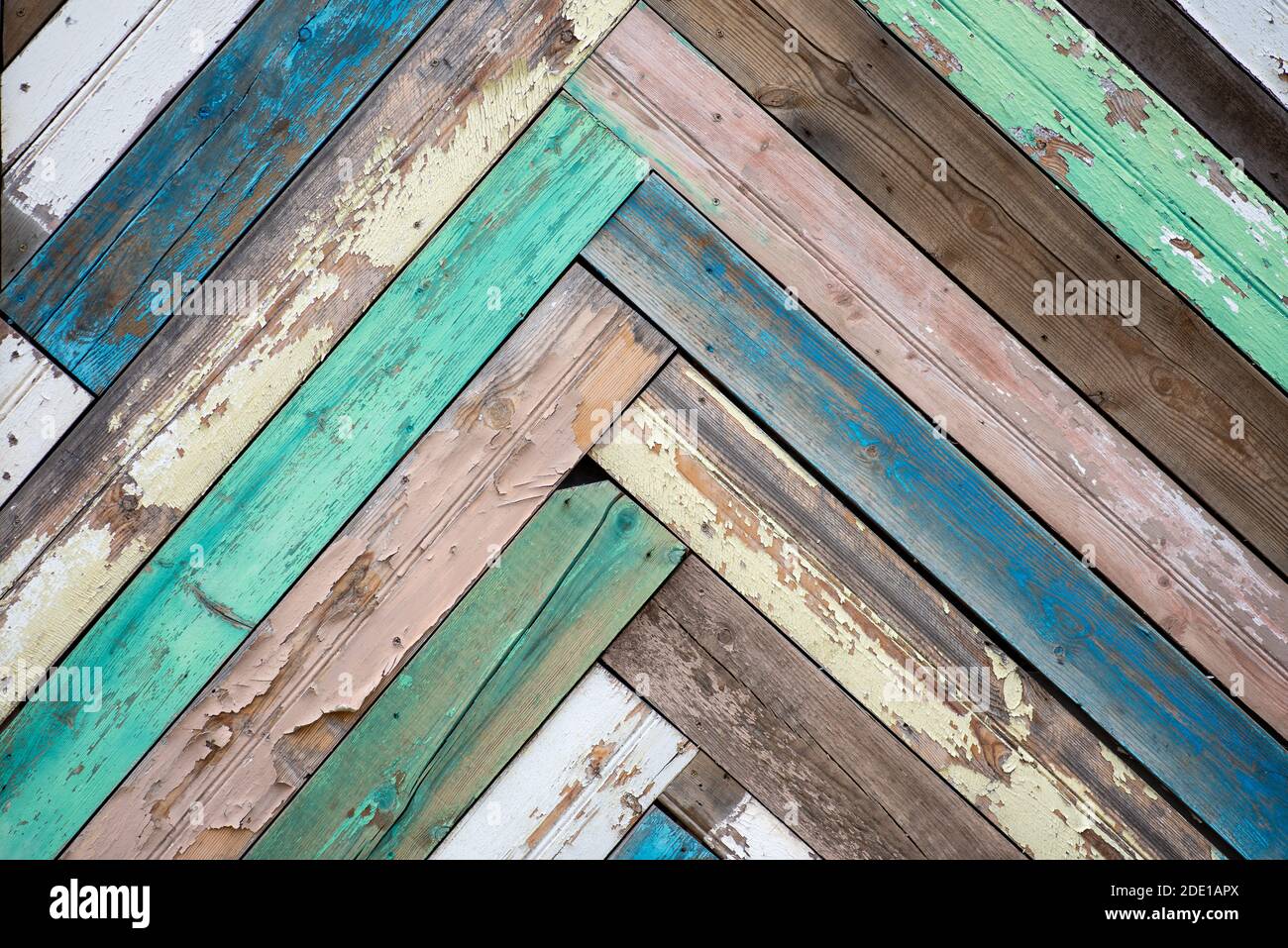 Close up shot of wooden panels forming a pattern Stock Photo - Alamy